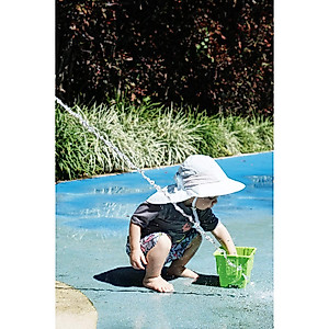 Baby and Toddler Sun Hat - UPF 50+ Kids Boy & Girl Summer Swim Pool & Beach Hat Light Pink