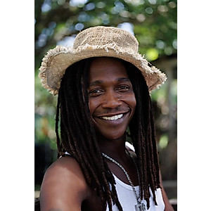 Asatre Hemp Hat - Hemp Sun Hat, Festival Hat, Hemp Sun Hat, Wide Brim Farmers Hat, Summer Hippie Hemp Hat, Packable Natural Sun Hat