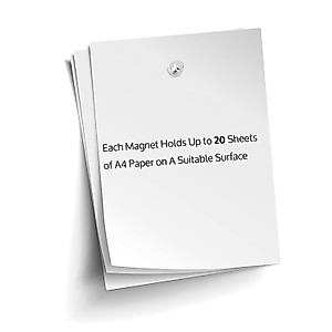 Zepma Fridge Magnets, Push Pin Magnets, Refrigerator Magnets, Whiteboard Magnets for Kitchen, Office, School, 12pcs