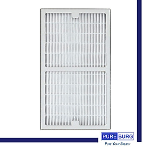 PUREBURG IAF-H-100C True HEPA Replacement Filter Compatible with Idylis IAF-H-100C IAP-10-200 IAP-10-280 Air Purifiers, H13 Activated Carbon Air Clean Dust VOCs Odor