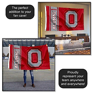 Ohio State University Buckeyes Alumni Large Grommet Banner Flag