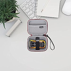 RLSOCO Hard Case for Digital Camera OMSYSTEM Tough TG-7/TG-6/TG-5/TG-4 Waterproof Camera/AbergBest 21 Mega/Canon PowerShot ELPH 190 /Sony DSCW830/Sony DSCW800 / Kodak Pixpro Digital Camera and more