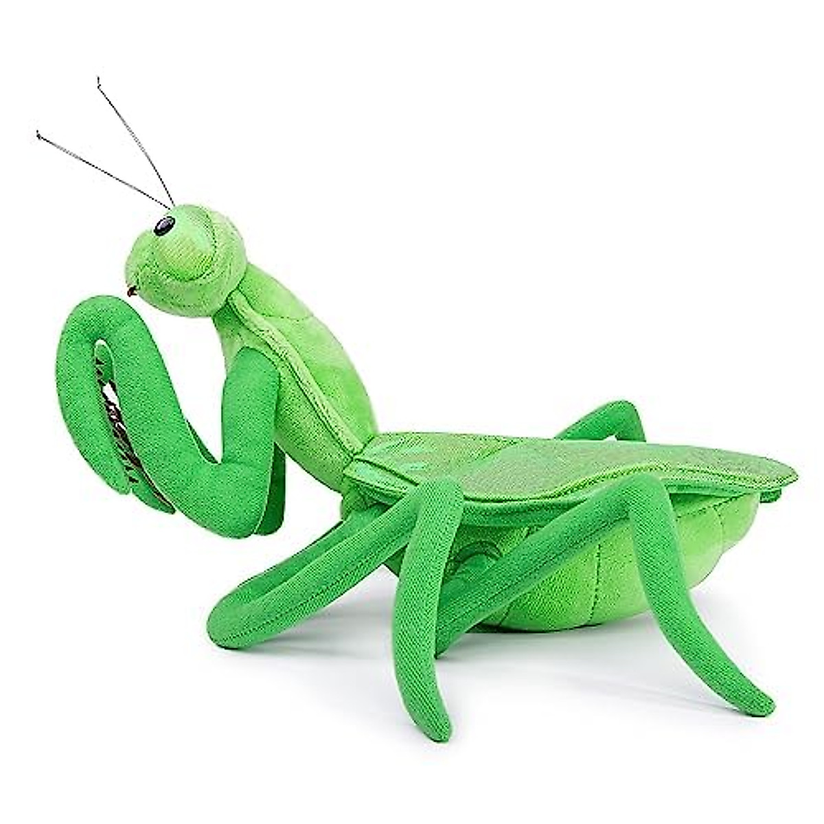 ZHONGXIN MADE Simulation Green Big Sword Mantis Plush Toy, Soft Mantis Stuffed Animal, 14 inch Soft Toy for Kids