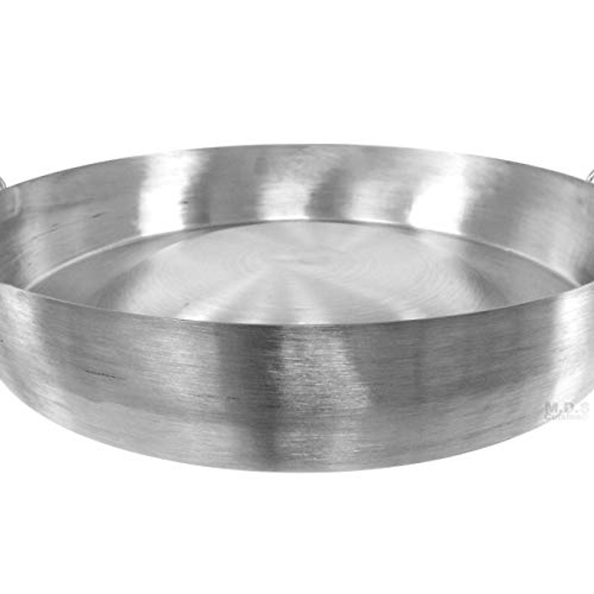 Comal Convex 21.5” Stainless Steel Panza Arriba Heavy Duty Commercial Mexican Griddle Extra High Rim