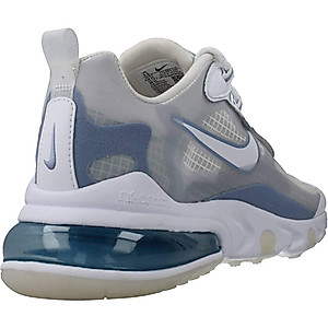 Nike Air Max 270 React Mens Running Trainers CT1265 Sneakers Shoes (UK 11 US 12 EU 46, White Pure Platinum 100)