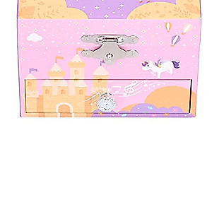 01 02 015 Music Box, Accompany Children Musical Box Bedroom Decoration Animal Shape for Birthday(Default)