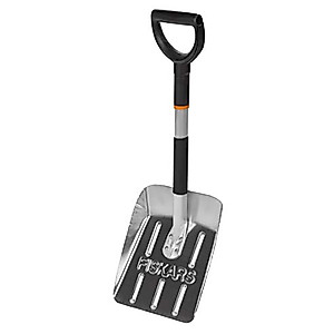 Fiskars 1000740 Snow Light Car Shovel, Black/Silver