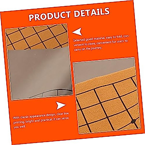 ibasenice 2pcs Checkerboard Portable Chessboard Travel Items Shogi Floor Play Mat China Set Travel Accesories Folding Gobang Chess Board Gobang Game Chess Supplies Simple Chessboard