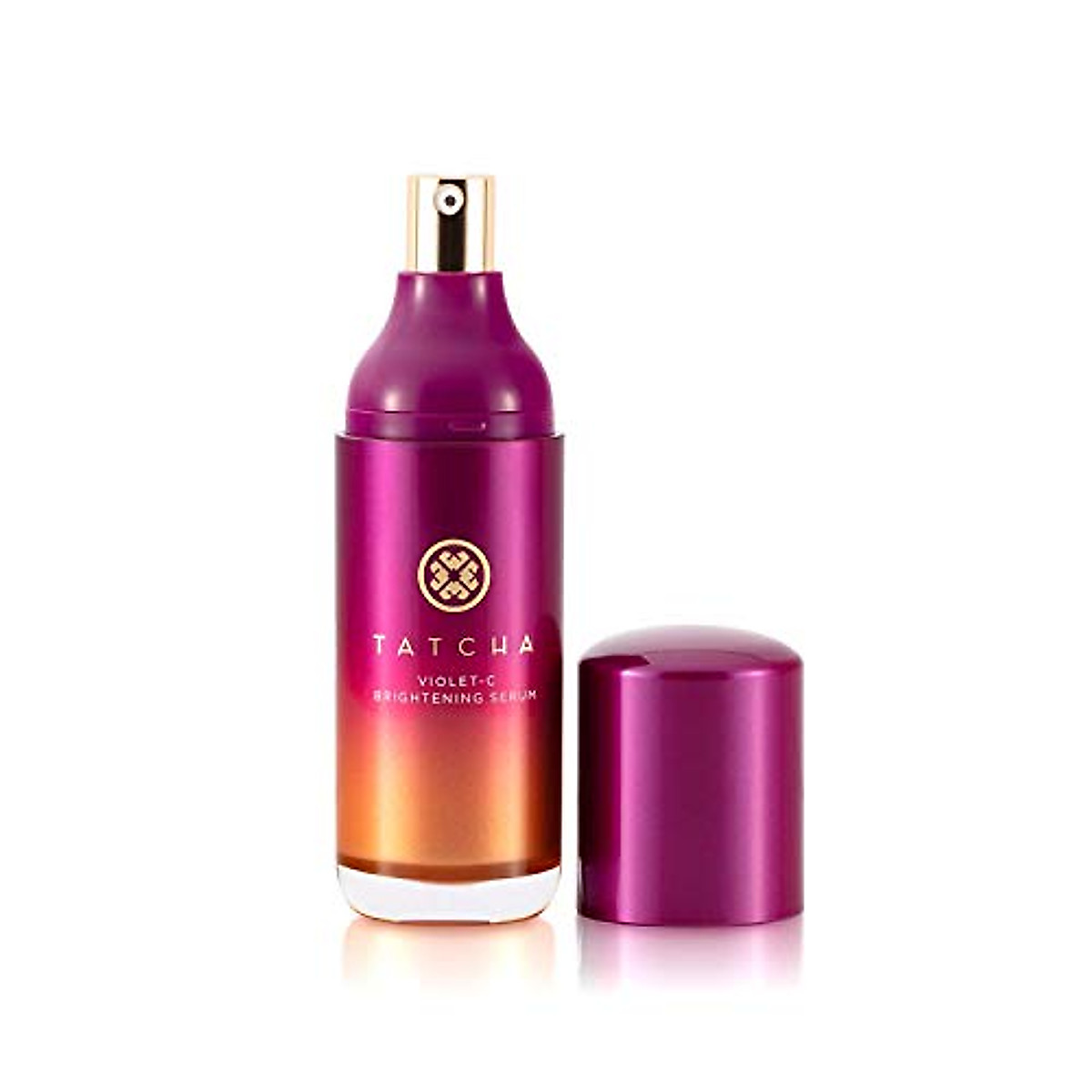 TATCHA Violet-C Brightening Serum | 20% Vitamin C + 10% AHAs | Pure Ingredients to Help Soften & Smooth for More Radiant, Even-Toned Skin | 1 oz