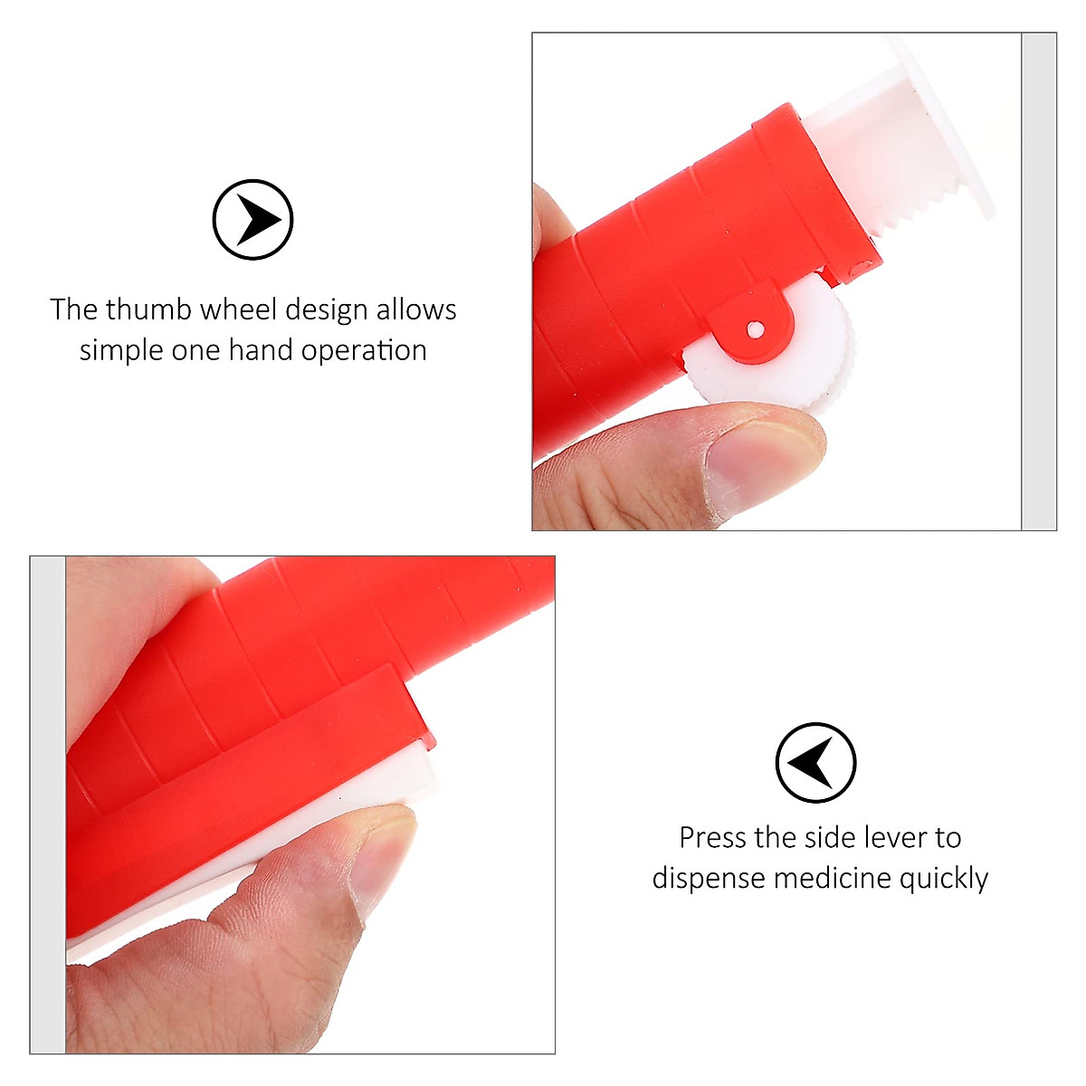 POPETPOP Hand Assistant Pipetting Manual Pipette Pumps Electric Tool Liquid Dropper Dropping Pipette Liquid Test Tube Fluid Droppers Laboratory Pipette Pump Lotion Red Plastic Universal