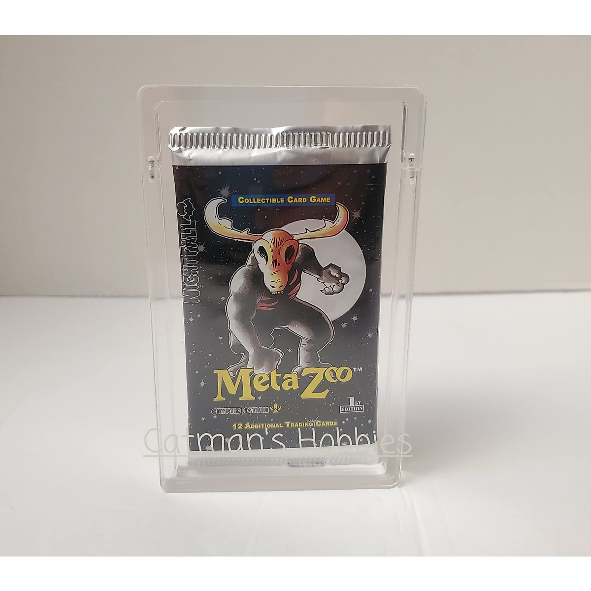 Premium Metazoo Booster Pack Acrylic Case for UV Resistant Protection and Display