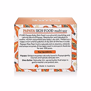 P'URE PAPAYACARE Papaya Baby Skin Food, 3.53 Ounces