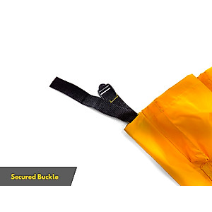 Farag Janitorial Trash Can Caddy Bag | Fits 32-48 Gallon Can | 12 Pockets | Large Round and Square Trash Cans.