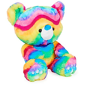 GUND Kai Teddy Bear, Premium Plush Toy Stuffed Animal for Ages 1 & Up, Rainbow, 12"