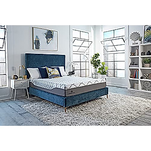 Kingsdown Plush Cooling Foam Mattress Queen, Cool Gel Memory Foam Layer Multi-Layered Comfort Cooling Sleep Quilted Top Luxury Premium Bed Mattresses, 10-Inch, Kadee