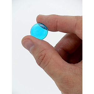 Regal Bingo Plastic Bingo Chips 500 Pcs - Clear Transparent Counters Game Chips Set for Board Game - Fun Bingo Night - 3/4 Inch Green Color