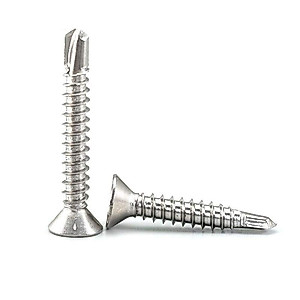 Lag Bolts ST3.5 ST4.2 ST4.8 ST5.5 ST6.3 Cross Recessed Countersunk Head Self-Drilling Tapping Screws Stainless Steel Screw Tap Bolts (Size : ST4.8x13 48pcs)