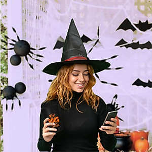 More Boos Please Halloween Party Cups For Adults - Set of 12 Happy Halloween Cups For Adults 16oz, Perfect Halloween Plastic Cups, Halloween Favors, Plastic Halloween Cups For Party