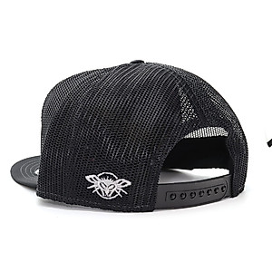 Black Flys Backyard Homie Flip-Bill Trucker Black