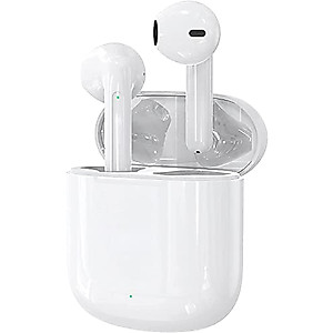Wireless Earbuds Bluetooth, 5.2 Headphones,Noise Cancellation ,30H Playtime Pop-ups Auto Pairing in-Ear Hi-Fi Stereo Sound Mic IPX7 Waterproof Headset for iPhone/Samsung/iOS/Android