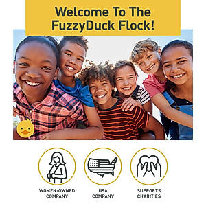 FuzzyDuck Kids Conditioner, All Hair Types, Moisturizer, made w/Aloe, Sea Botanicals & Honey that reduces Frizz, increases Moisture Content & Manageability for Smooth & Silky Hair-Citrus Medley, 8oz