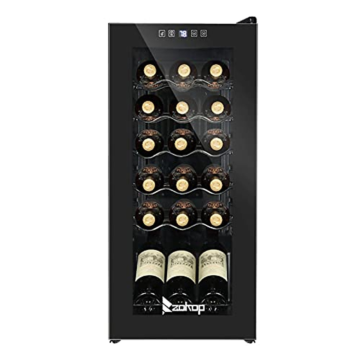 NA American Standard JC-53 AC 115V /60Hz 18Bottle/1.8Cu.Ft/52L/ Compressor Wine Cabinet Black
