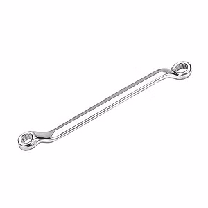 Utoolmart Torx Box Wrench, 5.5mm x 7mm Metric 12 Point Offset Double Box End Wrench, 125mm Length Wrench Repair Tool for Automotive Home Chrome Plated, Cr-V
