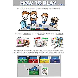 Shady Pets Card Game - Fun Family Card Game for Teens, Adults, and Kids, 2-6 Players, Gift Idea, Perfect for Game Night, Birthday, Travel, and Parties