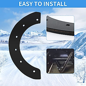 Rubber 302565MA Snow Thrower Paddle - Augymer Snow Blower Replacement for Craftsman Murray Snowblower