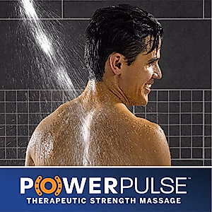Waterpik High Pressure Powerpulse Massage Hand Held, Brushed Finish, Detachable Shower Head with 7 Spray Settings, ‎XFT-769E