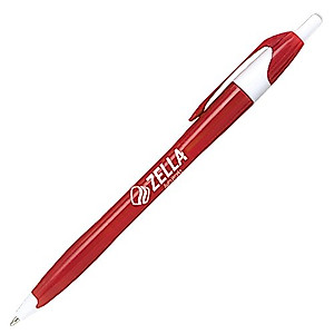 Ummah Promotions Promotional Classic Solid Click Pen Printed with Your Logo or Message - 300 QTY