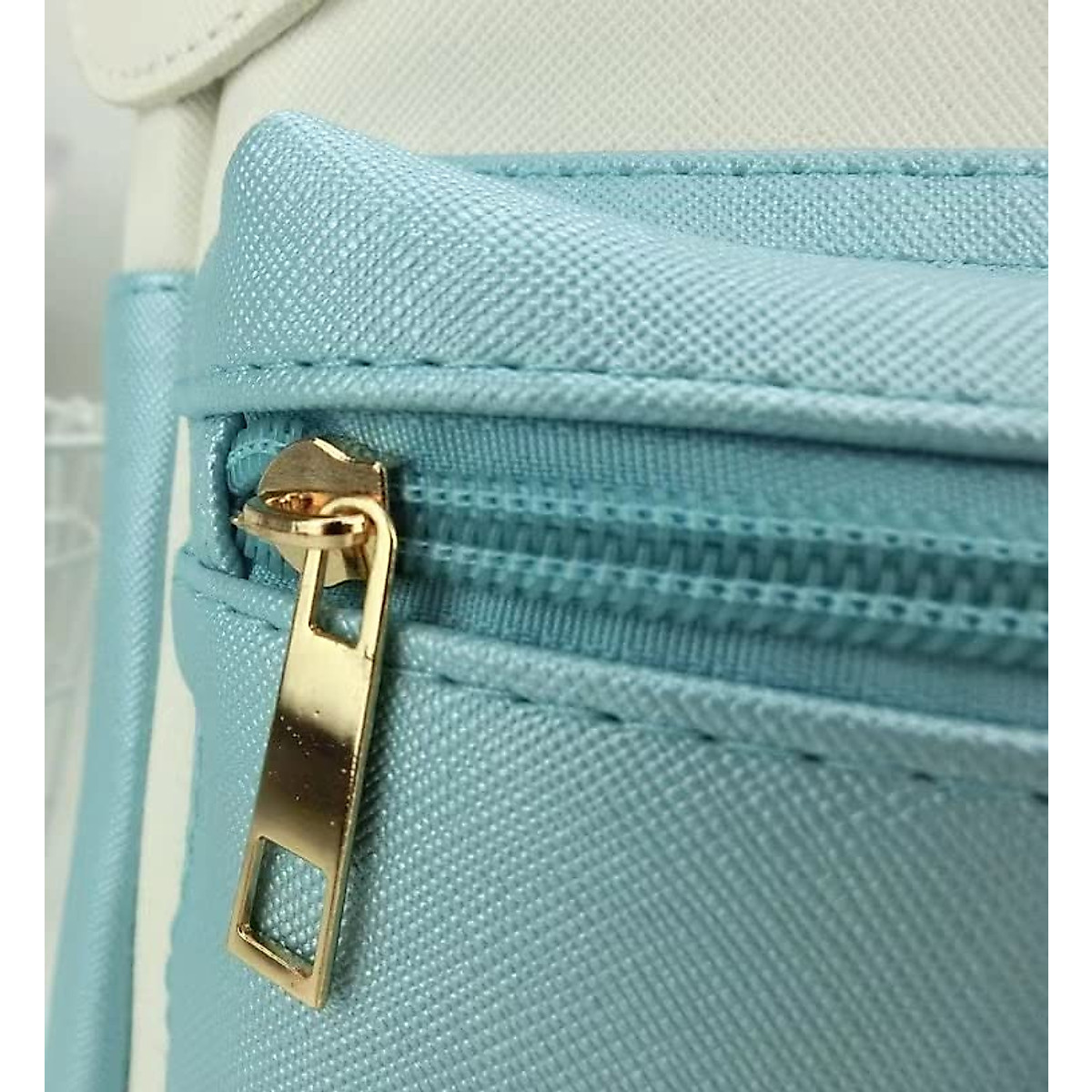 Oymyia Anime Cute Cartoon Bag Cosplay Shoulder Bag Backpack Handbag PU Schoolbags for Kids Girls Fans(Blue)