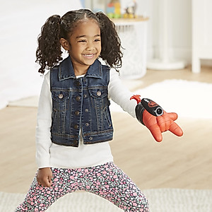 Spidey and His Amazing Friends Miles Morales: Spider-Man Web Launcher, Marvel Preschool Role Play Toy Blaster for Kids Ages 4 and Up
