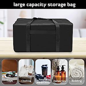 INFANZIA Duffel Travel Sports Equipment Bag, Long Luggage Bag with Upgrade Zipper Water Resistant, Extra Large Foldable Storage Bag for Camping, Tent, Tripod, Fishing(24x12x12 inch,1PCS)