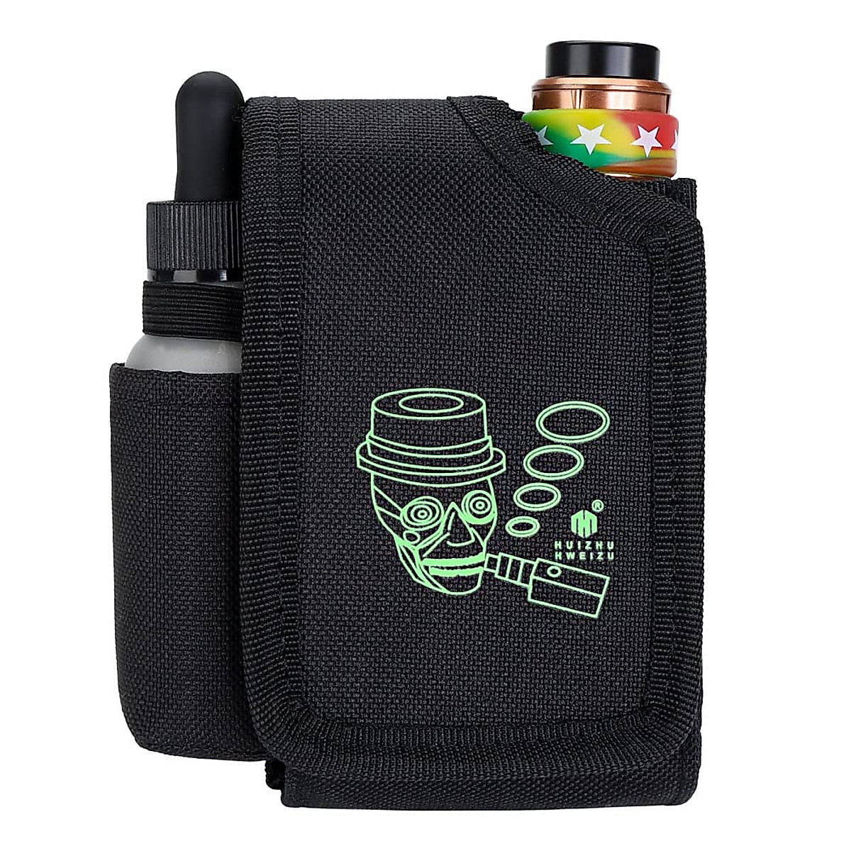 HUIZHU Vape Mod Carrying Bag, Vape Travelling Case For Box Mod, Tank, liquid bottle, Battery - Best Vape Portable Travel to Keep Your Vape Accessories Organized