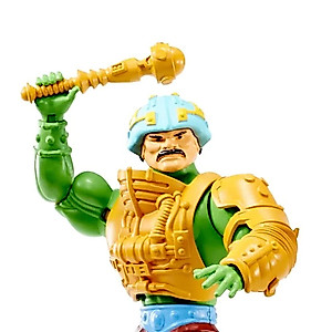 Masters of the Universe Origins Man-at-Arms 5.5-in Action Figure, Battle Figure for Storytelling Play and Display, Gift for 6 to 10-Year-Olds and Adult Collectors