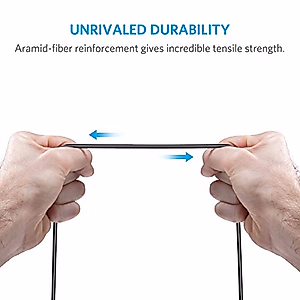 Anker 3.5mm Premium Auxiliary Audio Cable (4ft / 1.2m) AUX Cable for Headphones, iPods, iPhones, iPads, Home / Car Stereos and More (Black)