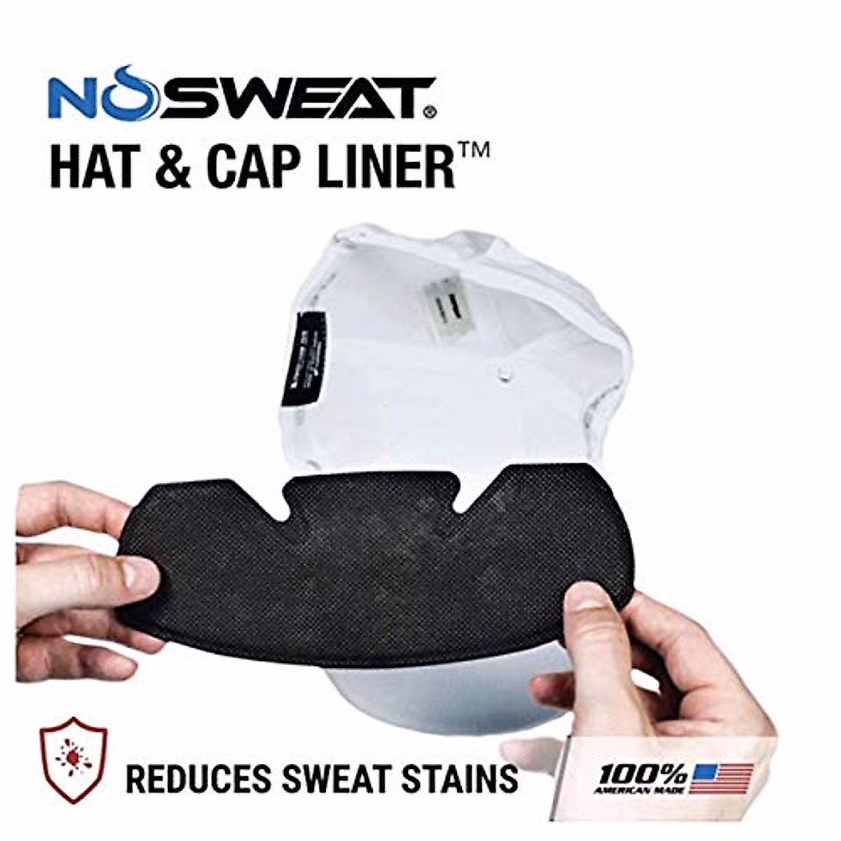 Premium 210 Flexfit Fitted Flatbill Hat with NoSweat Hat Liner (S/M (6 7/8” - 7 1/4”), Royal)