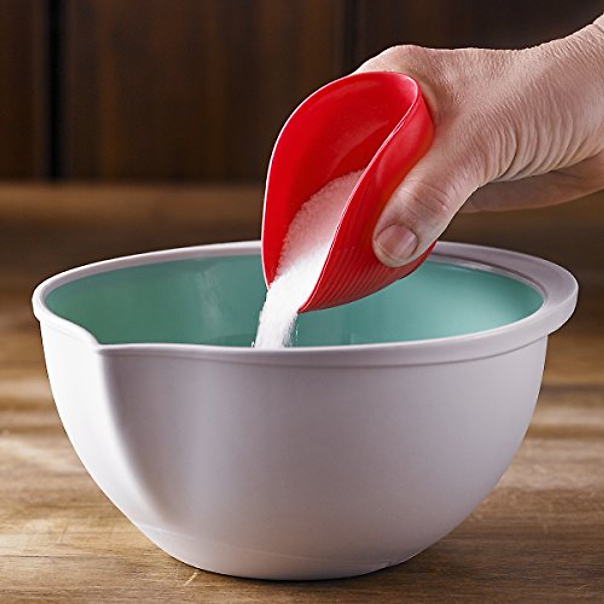 Trudeau Silicone Set Pinch Bowls, Set of 4, 4x2x3, Assorted
