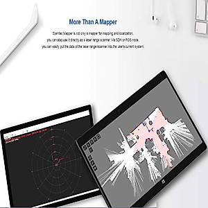 youyeetoo Slamtec RPLIDAR SLAMTEC M2M2 TOF Laser Scanner Kit 40 Meters Scanning Radius LIDAR Sensor for Map Construction and Navigation of Robots