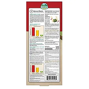 Oxbow Animal Health Harvest Hay Stacks - Western Timothy Hay with Chamomile - All Natural Hay for Rabbits, Guinea Pigs, Chinchillas, Hamsters & Gerbils - 35 oz.