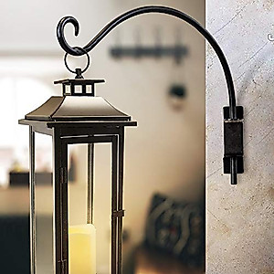 AJART Bird Feeder Hangers Outdoor: 16-Inch Swivel Hanging Plant Bracket for Indoor Wall Mount - Swivel Plant Hook for Flower Basket