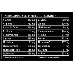 Premium Multi Collagen Peptides Protein Powder (1, 2, 3, 5 & 10) with Vitamin C, Biotin, Hyaluronic Acid, for Hair Skin and Nails - Marine, Bovine, Chicken & Eggshell (Unflavored, 45 Servings)