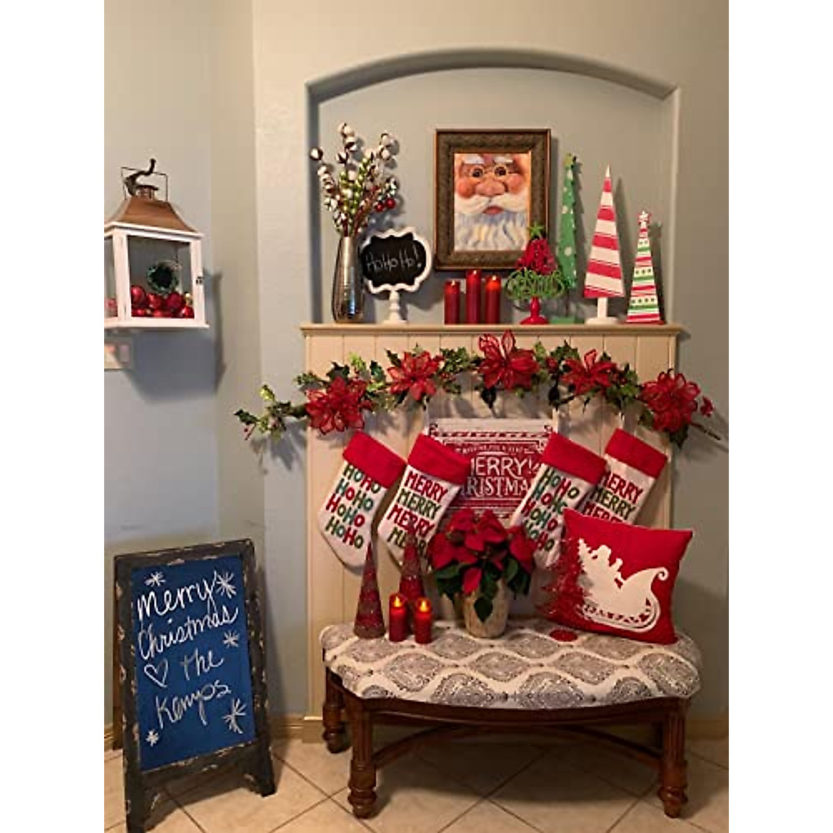 Kitch Aroma Red flameless Candles, Red Candles Battery Operated LED Pillar Candles with Moving Flame Wick with Remote Timer,Pack of 9