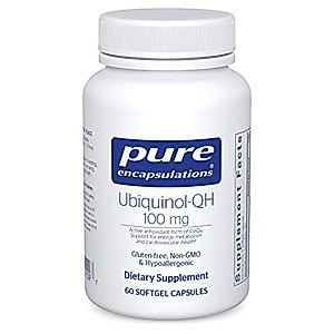 Pure Encapsulations Ubiquinol-QH 100 mg | Active Form of CoQ10 to Support Immune Health, Cellular Energy, and Cardiovascular Health* | 60 Softgel Capsules