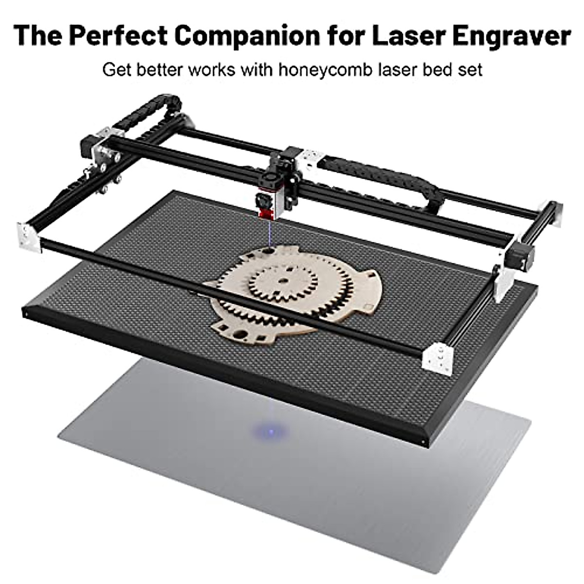 NEJE Honeycomb Working Table,540x850 mm(21.3"x33.46"),Engraver and Cutting Tool Suitable Master 2S, 3 Pro,Plus & Max Engraving Machine/CNC Machine