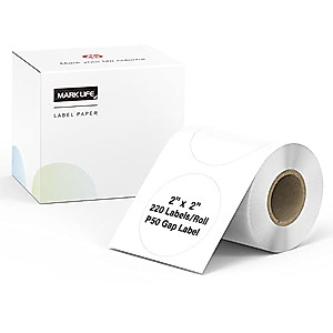 MARKLIFE Label Maker Machine with 2 Tapes Barcode Label Printer - Mini Portable Bluetooth Thermal Labeler for Address Clothing Jewelry Retail Barcode Small Business Home Office Compatible Phones &PC