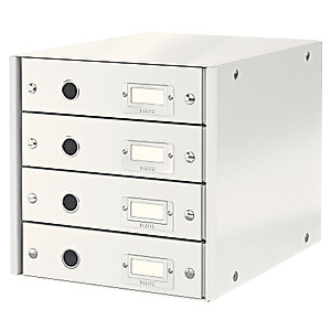 Leitz Click & Store 4 Draw Unit (White) - ref 60490001