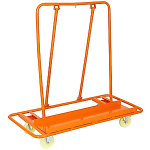 Heavy Duty Drywall Sheet Cart Panel Dolly Load Capacity Orange