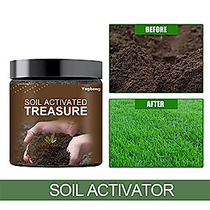 Soil Activator, Soil Additive for Indoor & Outdoor Plants, Soil Activator for Raised Garden Beds, Soil Activatation Potting Mix, Lawns and Gardens, Improve Soil Carbon Sequestration, Improve Quality.